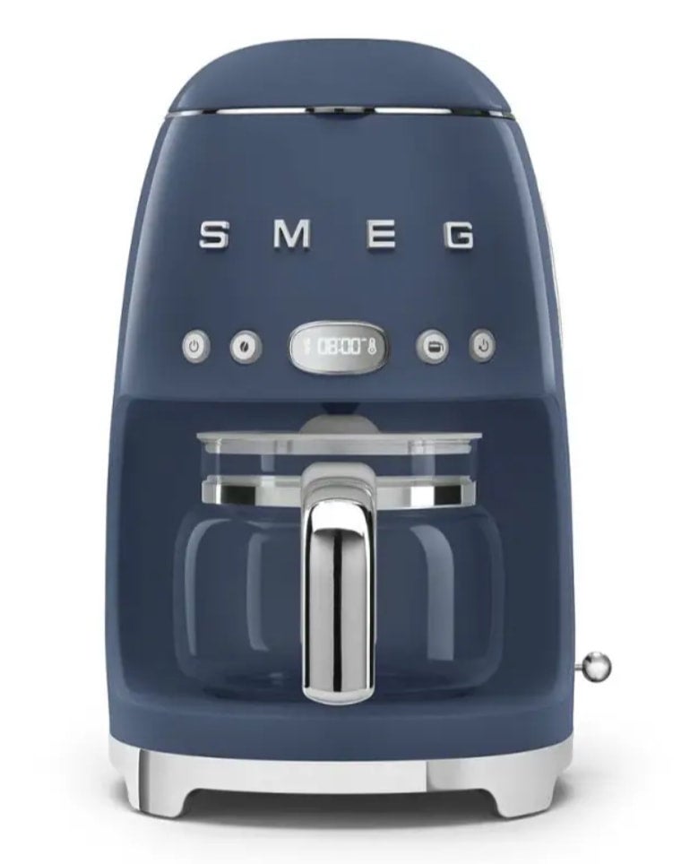 SMEG 10-Cup Drip Coffee Maker - Navy Blue | Holiday Decor Boutique